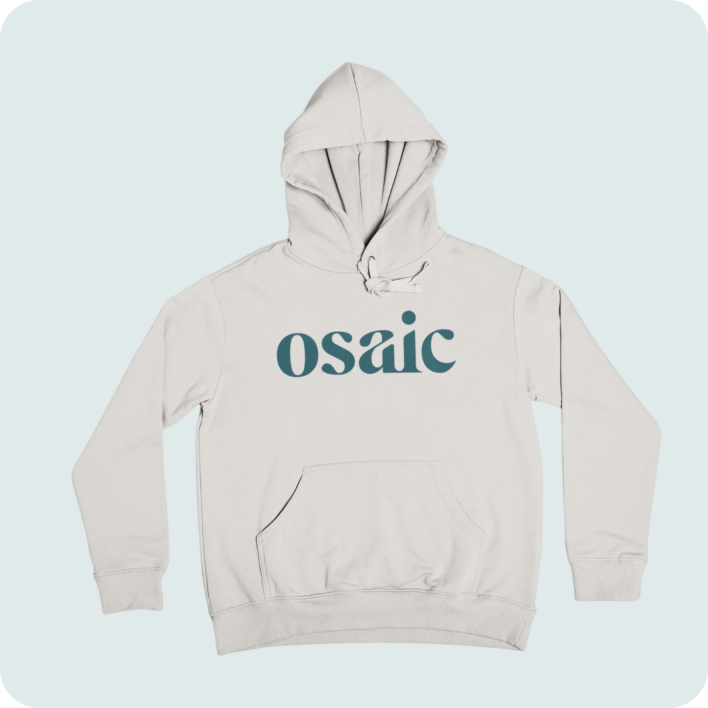 Satin Hoodie with Logo – Osaic Events Shop