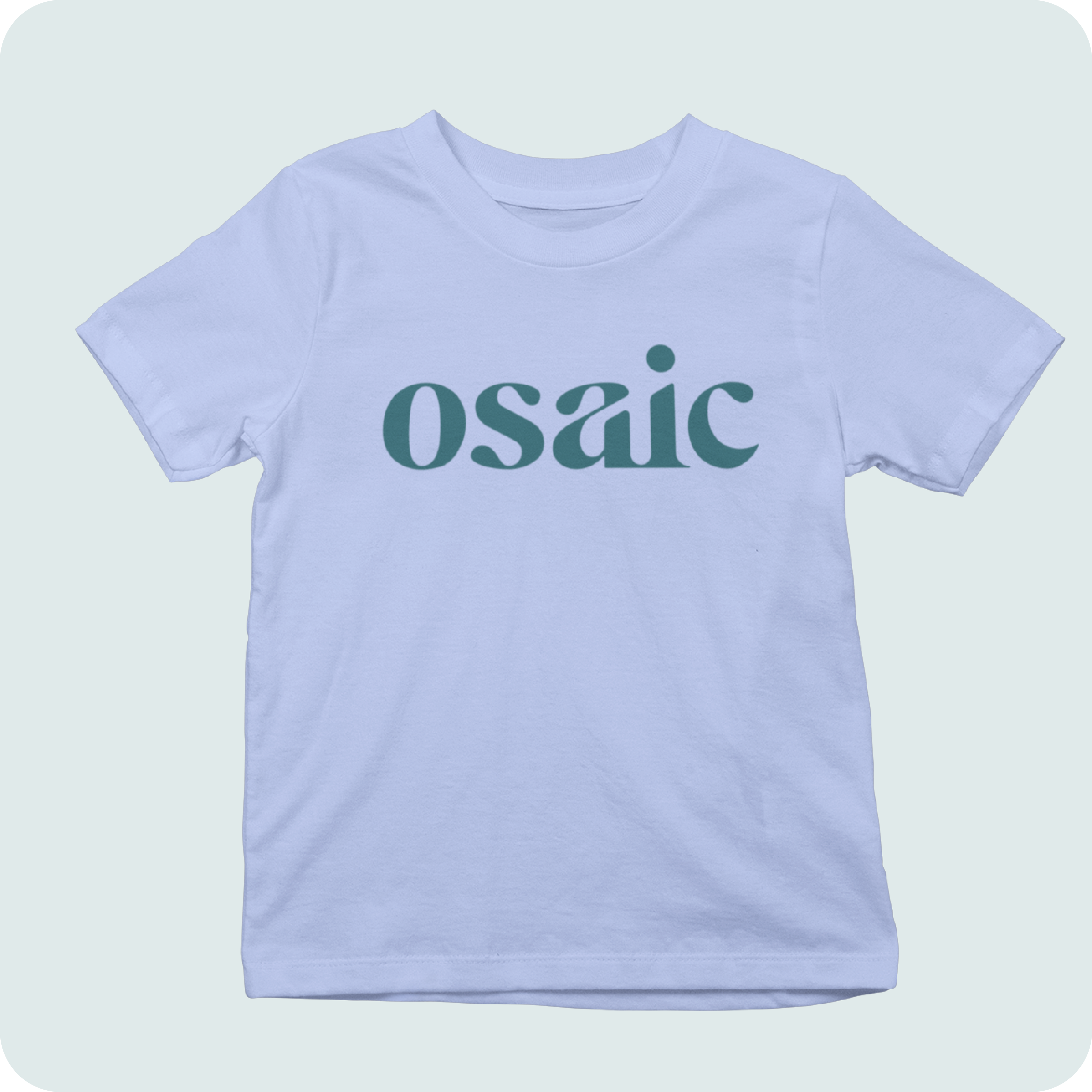 Osaic Logo T-Shirt in Zircon – Osaic Events Shop
